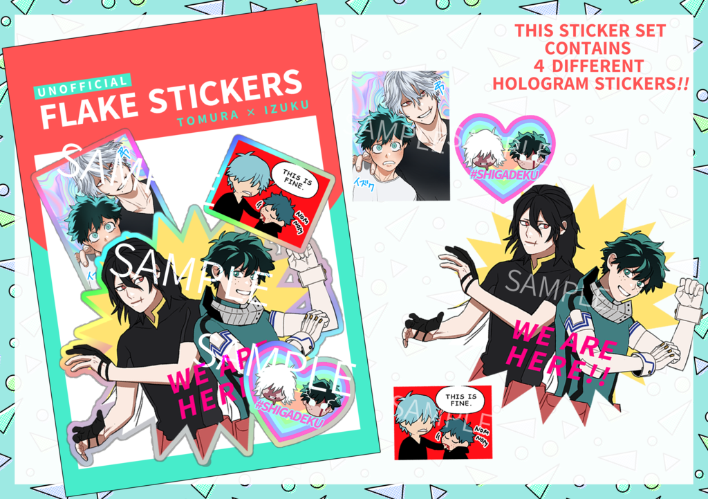 SHIGADEKU STICKER SET - Swampy Swamp | 同人誌通販のアリスブックス (Doujin Online Shop)