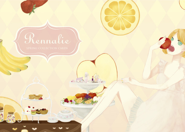 Rennalie spring collection cards - 創作企画+rennalie* | 同人誌通販のアリスブックス