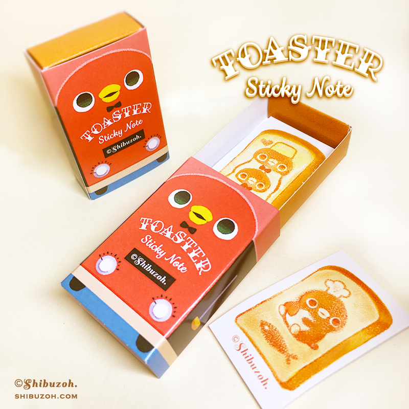 TOASTER sticky note - トースターふせん - Shibuzoh. | 同人誌通販のアリスブックス (Doujin ...